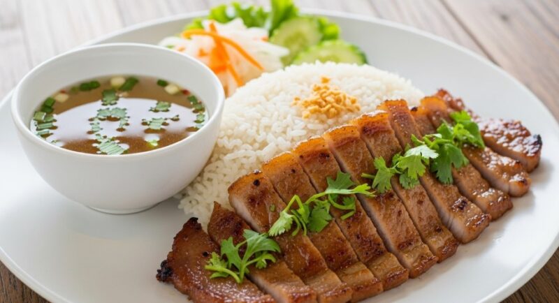 Bai Sach Chrouk: Traditional Cambodian Pork and Rice Breakfast - Nary ...